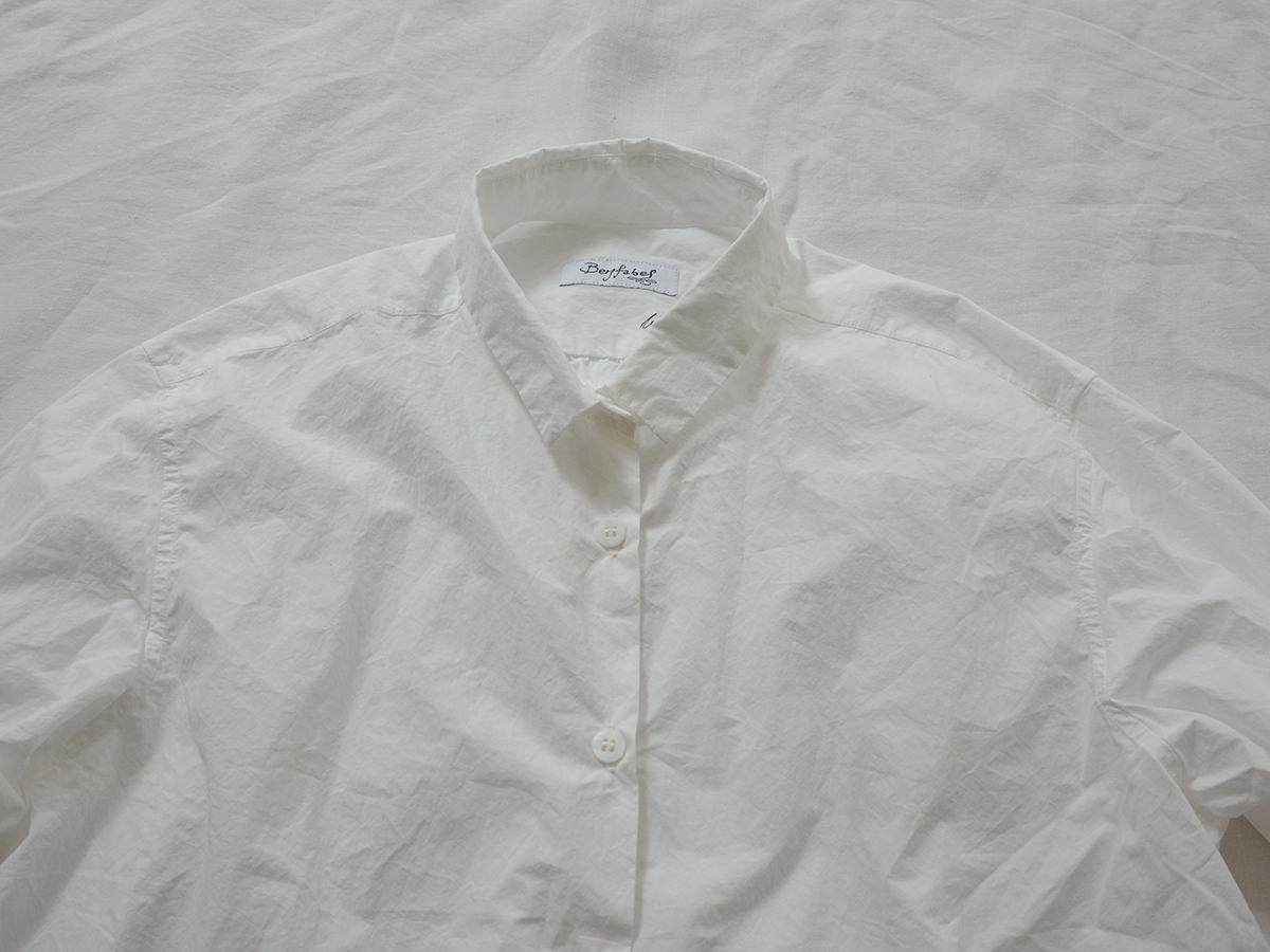 Bergfabel, Loose Tyrol Shirt - White Made in Italy - MAKIE