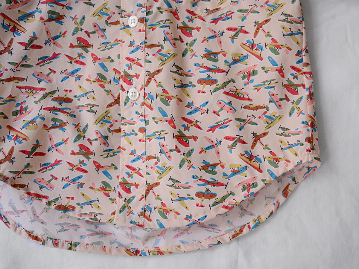 Short Sleeve Shirt Charlie - Airplane - MAKIE