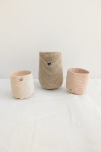 Fatima Loubirat, Mini Knitted Basket - Group 4 - MAKIE