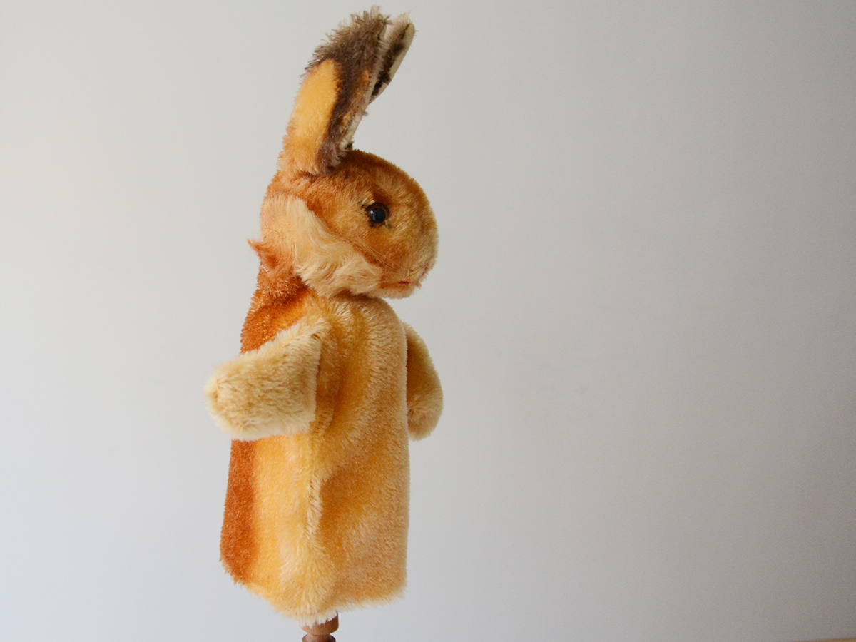 Vintage Steiff Bunny Rabbit Hand Puppet - MAKIE
