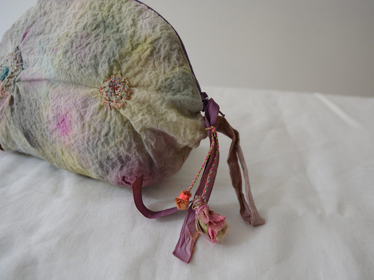 Antonia Rossi x Giulia Maria Piccinini, Painted and Embroidered Pouch ...