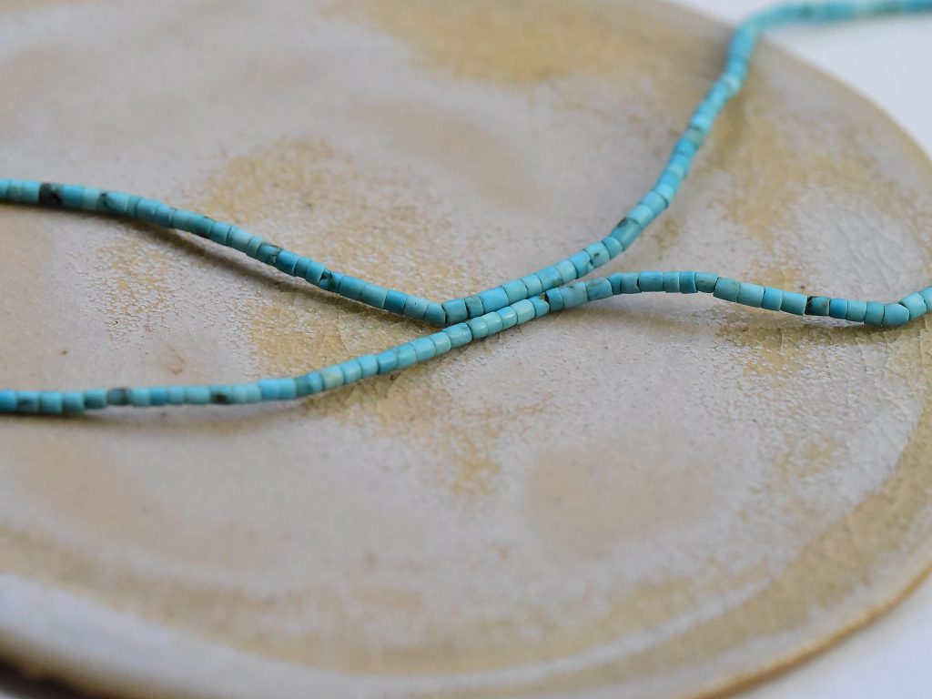 Antonia Rossi, Australian Opal Necklace with Micro Turquoise Beads ...